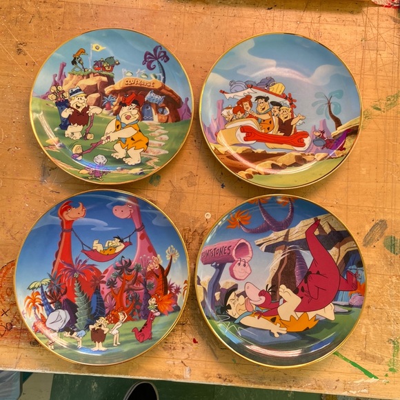 The Franklin Mint | Accents | Meet The Flintstones Plate Collection ...